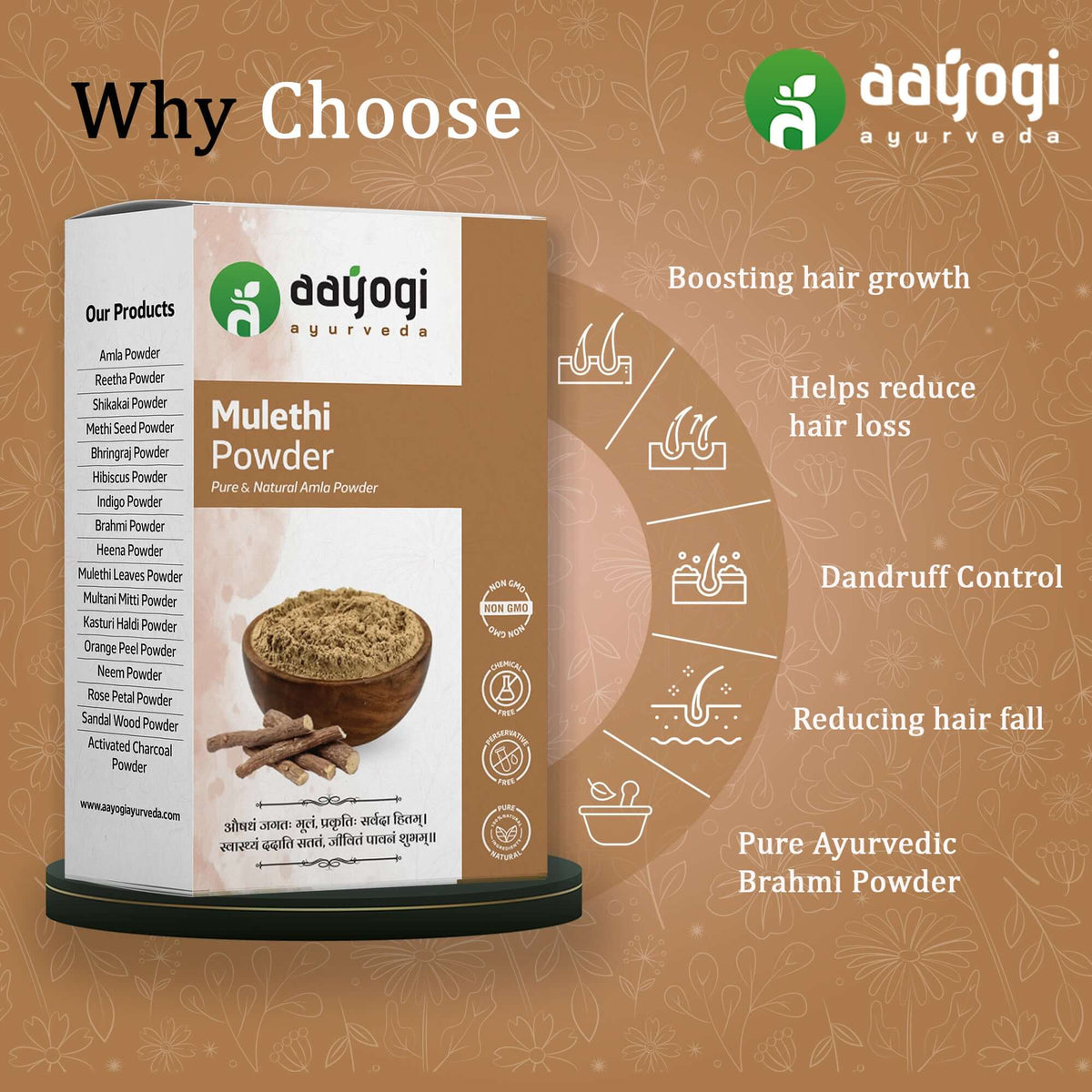 Mulethi Powder for Skin & Hair Benefits | Face Pack & Lightening Uses ...